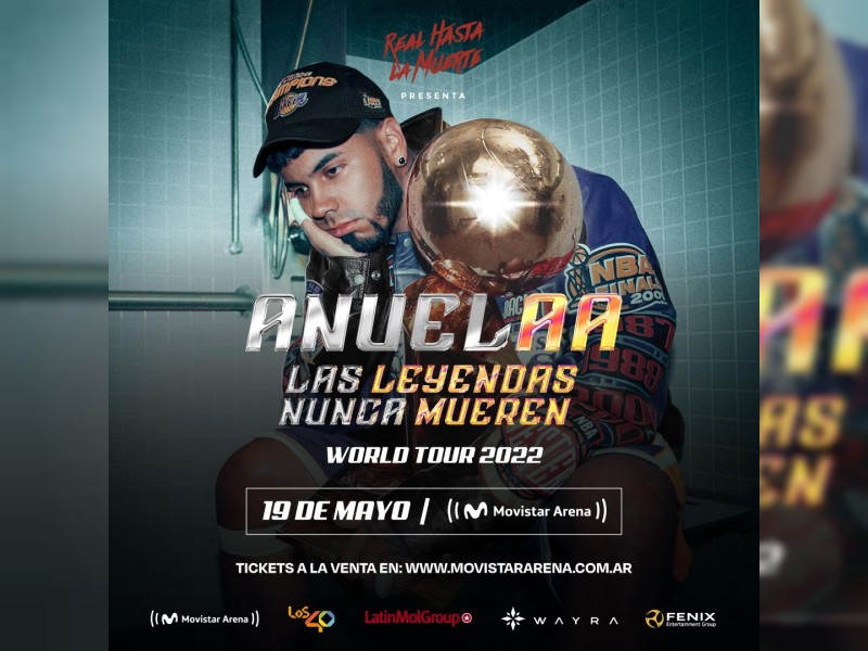 Anuel AA anuncia su show en argentina el 19 de mayo en movistar arena ...